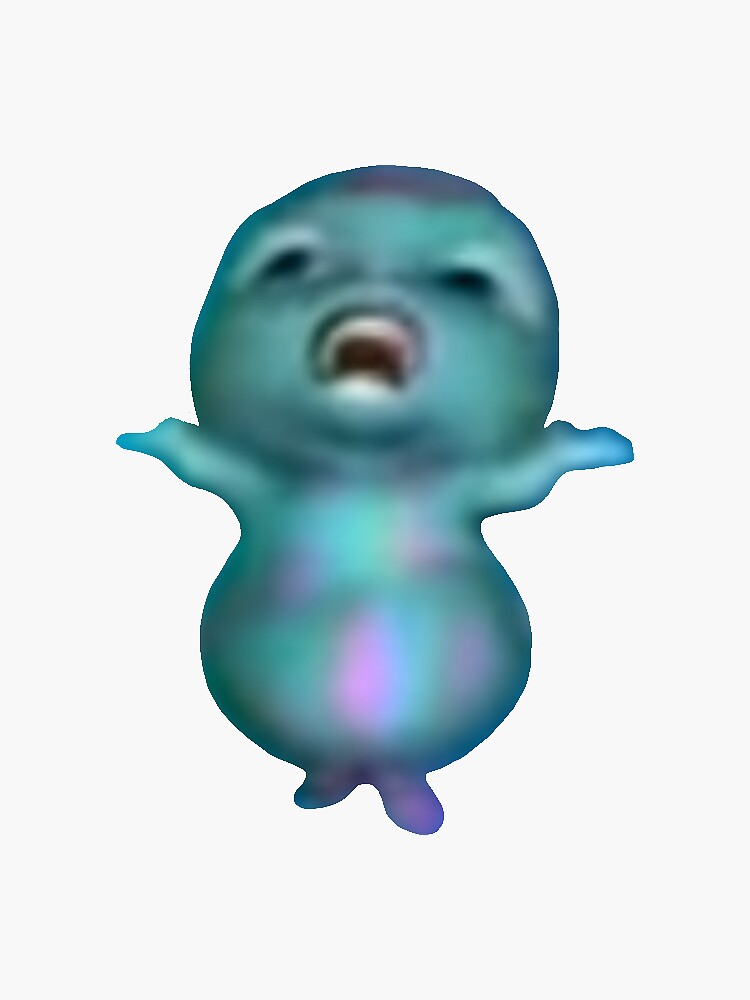 "Bibble singing meme" Sticker for Sale by Madeline-13 | Redbubble