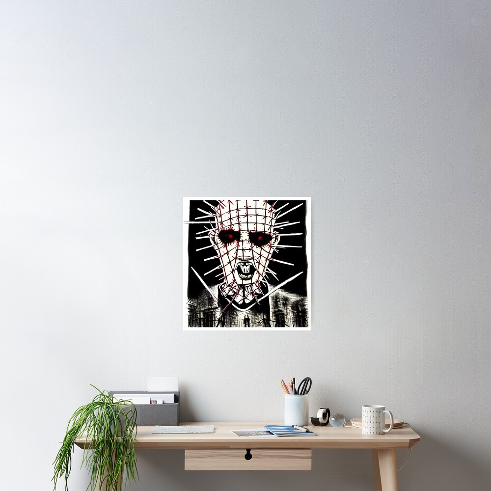"Hellraiser Pinhead the Hell Priest " Poster for Sale by Horrorscape ...