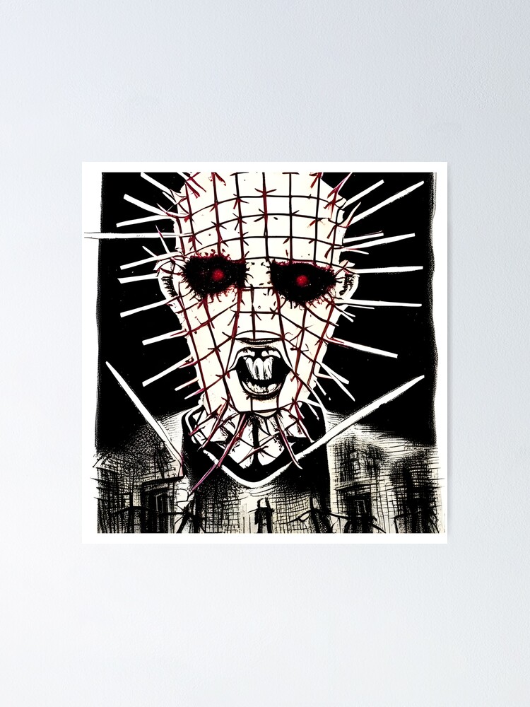 "Hellraiser Pinhead the Hell Priest " Poster for Sale by Horrorscape ...
