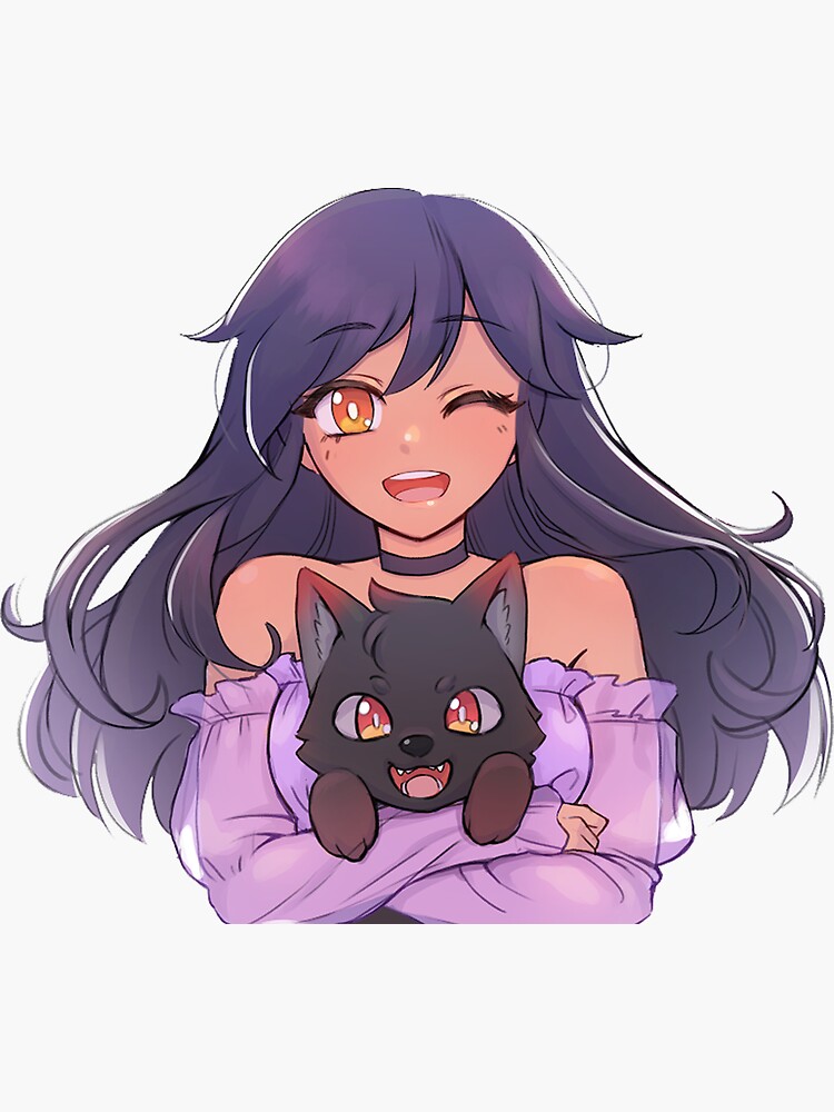 "Copy of cute aphmau" Sticker for Sale by HBzshop | Redbubble