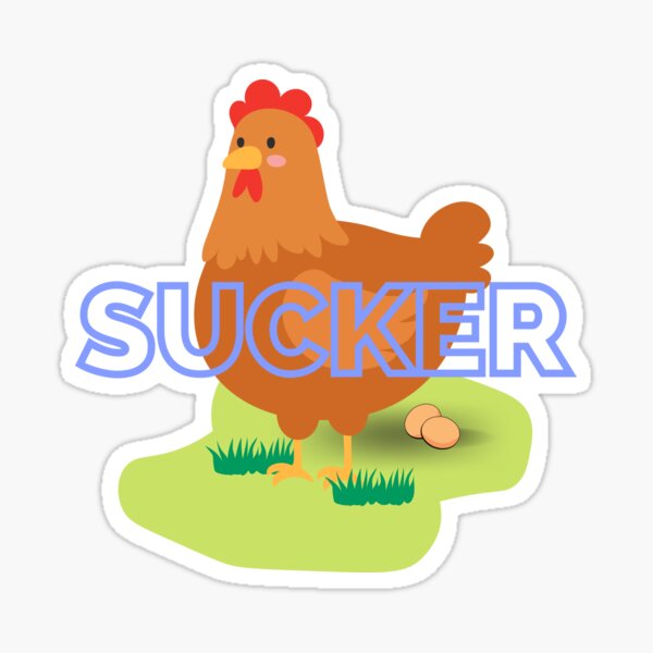 "Cock Sucker" Sticker for Sale by Blueprintting | Redbubble