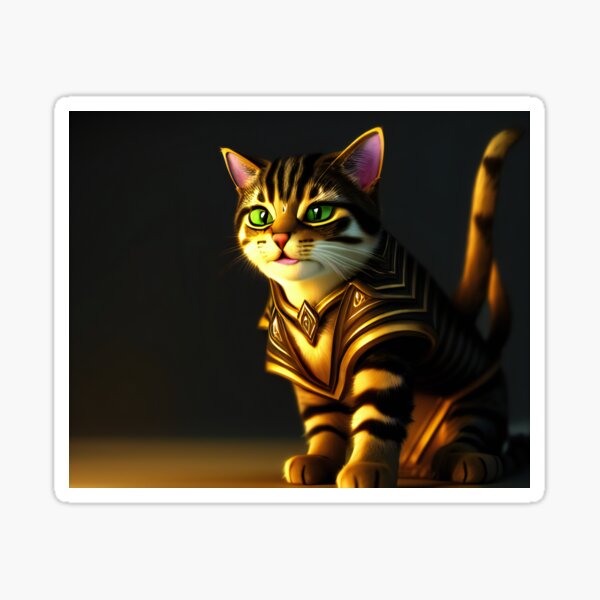 "World of Meowcraft - 018" Sticker for Sale by LiveDesigner | Redbubble