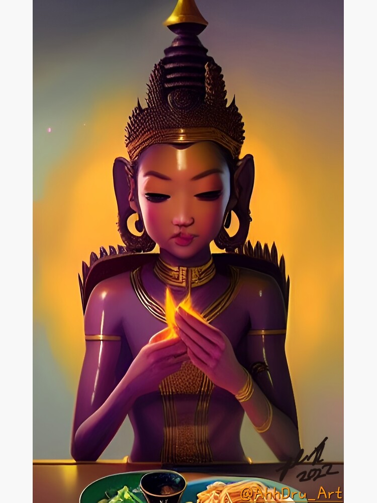 "Apsara Dinner " Sticker for Sale by AhhDru | Redbubble