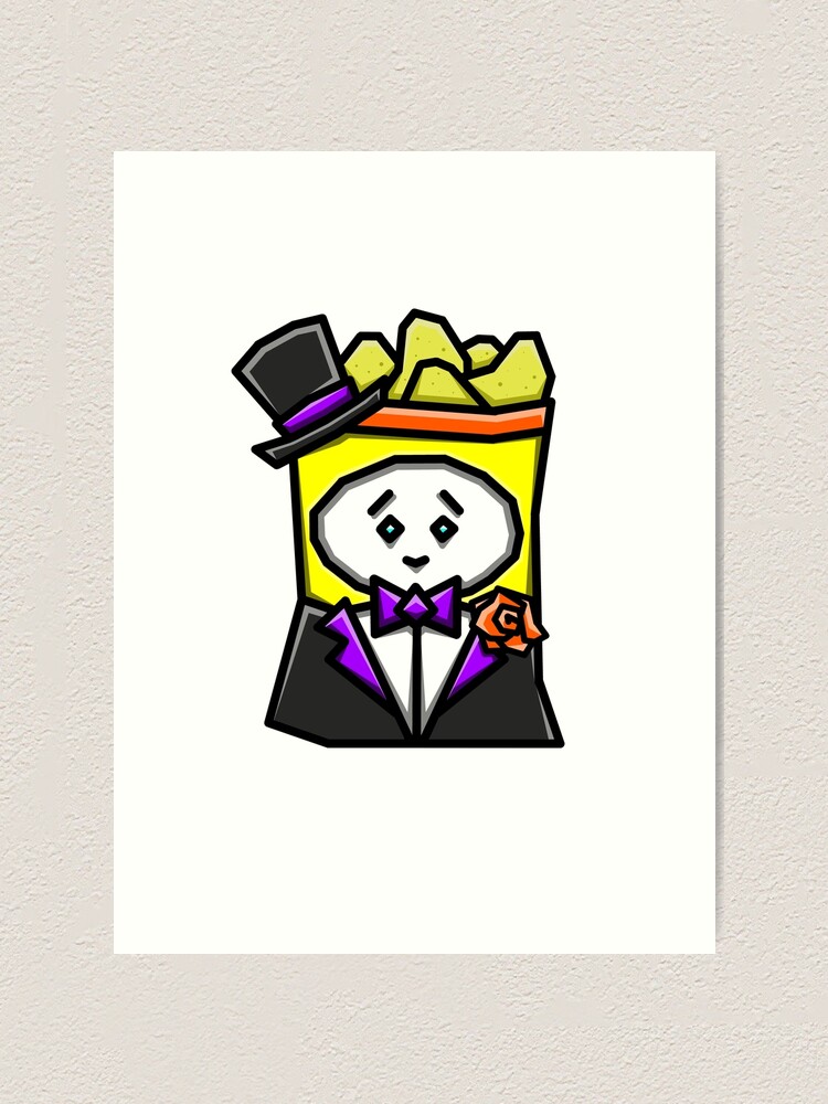 "All Dressed Potato Chips in a Tuxedo with Top Hat - Cute Junk Food ...