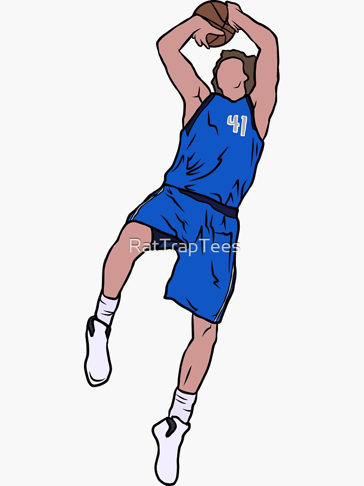"Dirk Fadeaway" Sticker for Sale by RatTrapTees | Redbubble