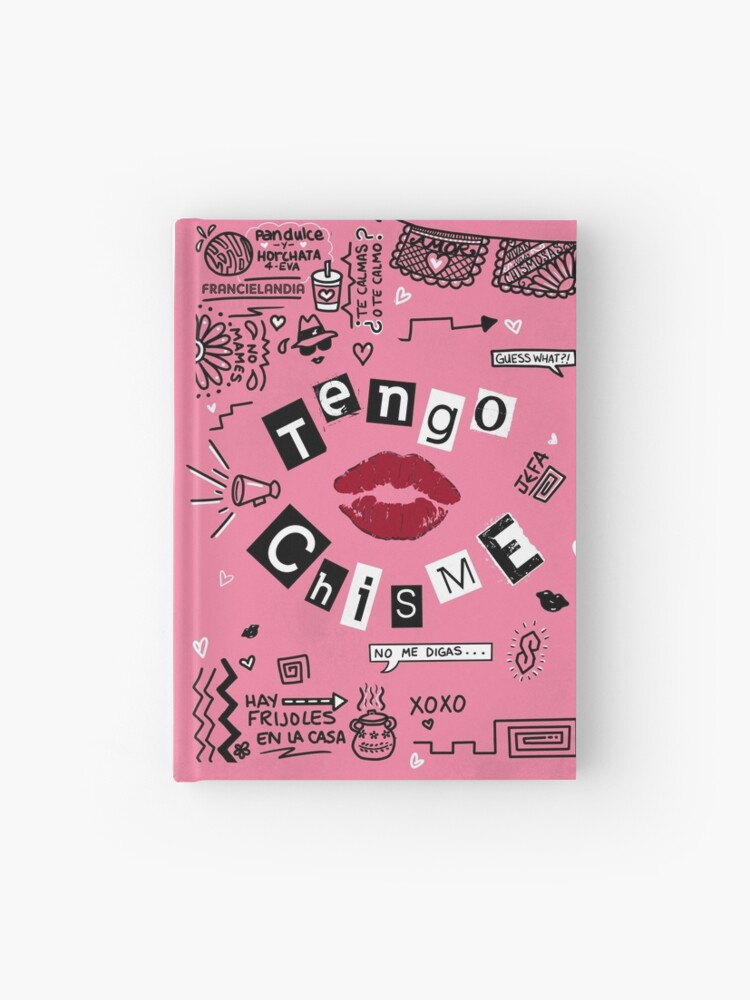 "Funny Distressed Chisme Book Gossip Pink School Latina" Journal for ...