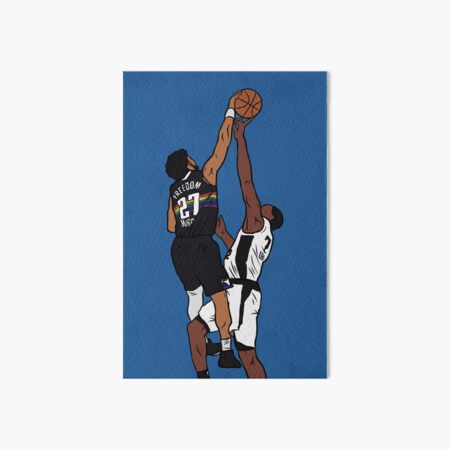 "Kawhi Leonard Middle Finger Block" Art Board Print for Sale by ...