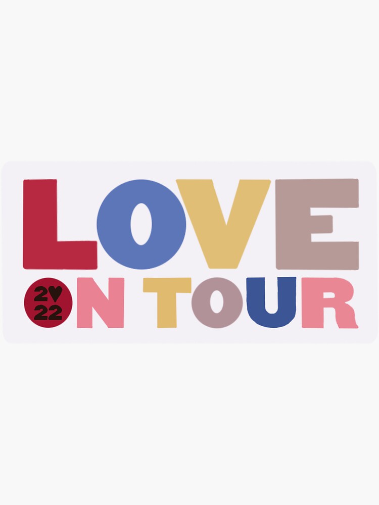 "Harry Styles Love on Tour 2022 Logo" Sticker for Sale by ...