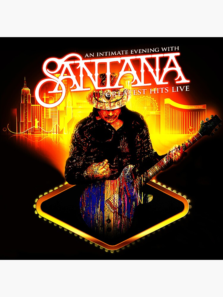 "Carlos Santana Best Of Guitarist Legend The Most Popular" Sticker for ...