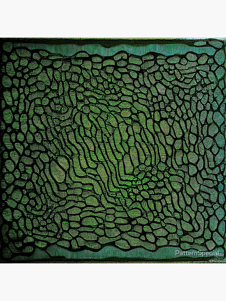 "Green Cells" Poster for Sale by PatternSpecial | Redbubble