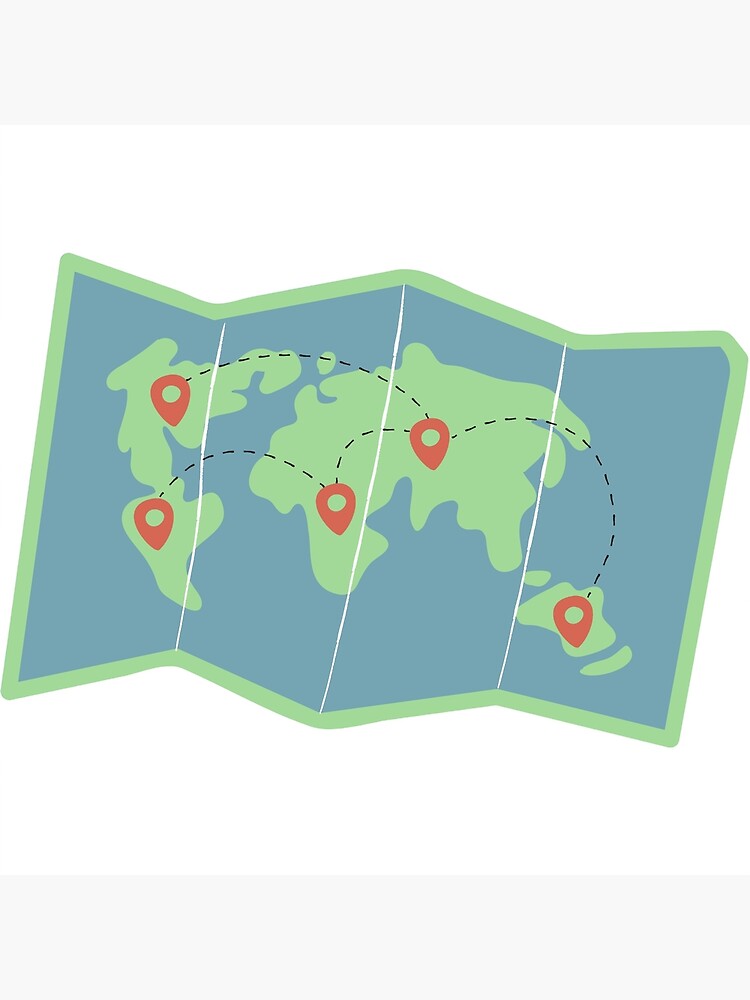 "Mini map of the world" Poster for Sale by thefunblox | Redbubble