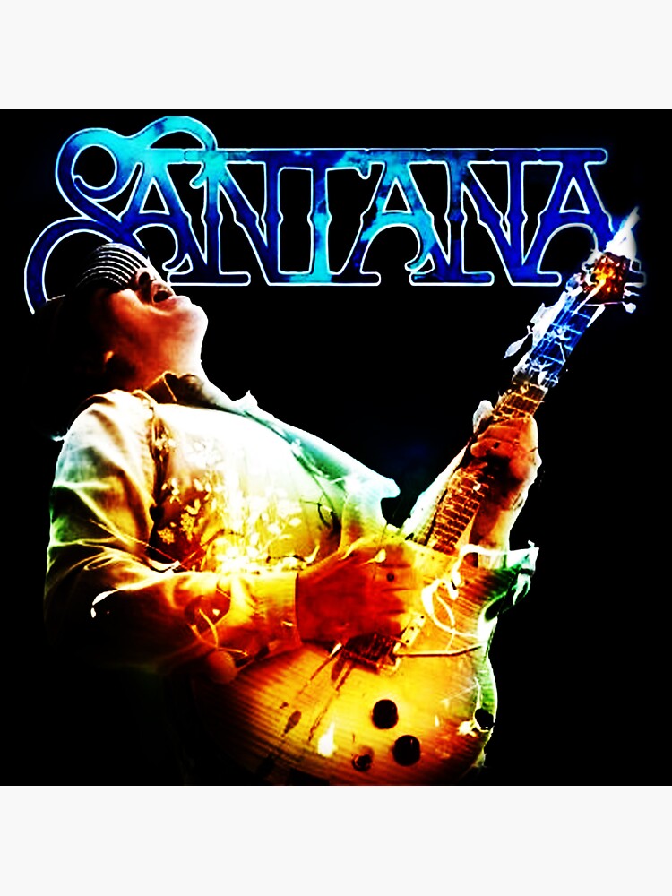 "Carlos Santana Best Of Guitarist Legend The Most Popular" Sticker for ...