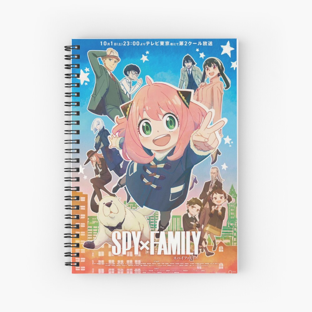 "Spy x family part 2" Spiral Notebook for Sale by ZORO-DESIGN | Redbubble