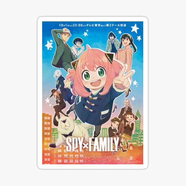 "Spy x family part 2" Sticker for Sale by ZORO-DESIGN | Redbubble