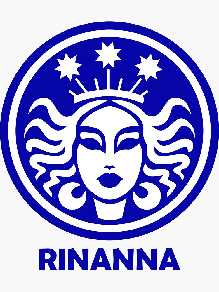 "RINANNA" Sticker for Sale by RINANNA | Redbubble