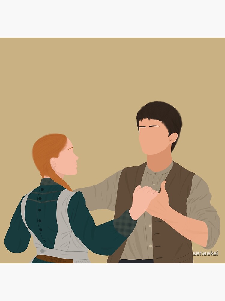 "Anne and Gilbert Dance Fan Art" Poster for Sale by senaeksi | Redbubble