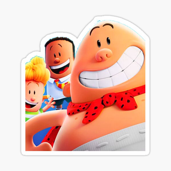 "Captain Underpants Merchandise" Sticker for Sale by MasterCoShop ...