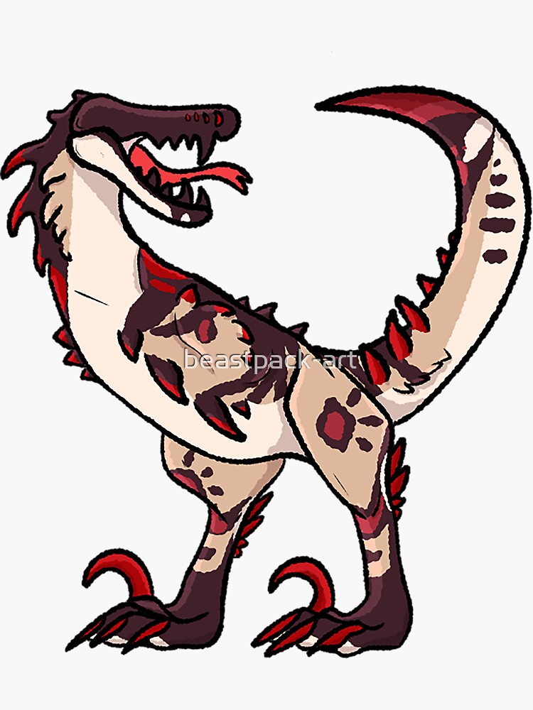 "Pernirex Creatures of Sonaria" Sticker for Sale by beastpack-art ...