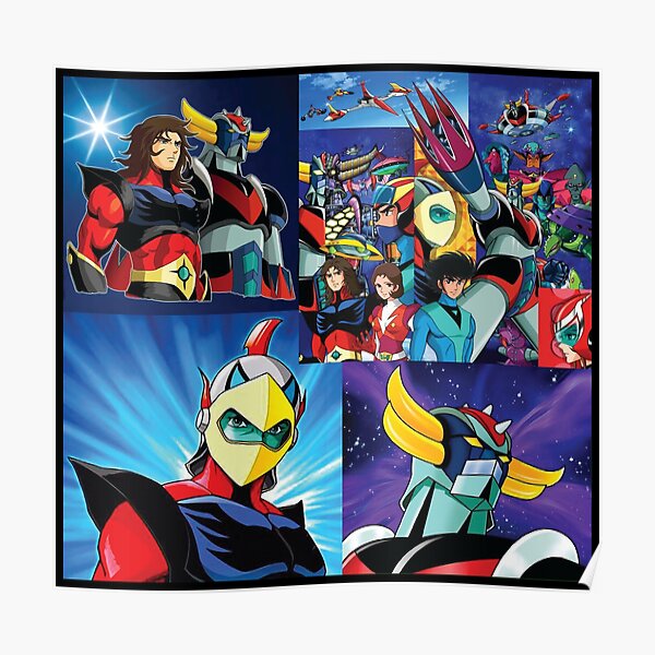 "goldrak ufo robo" Poster for Sale by ghitaart | Redbubble