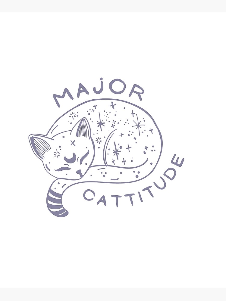 "Mayor cattitude" Poster for Sale by Simtom | Redbubble