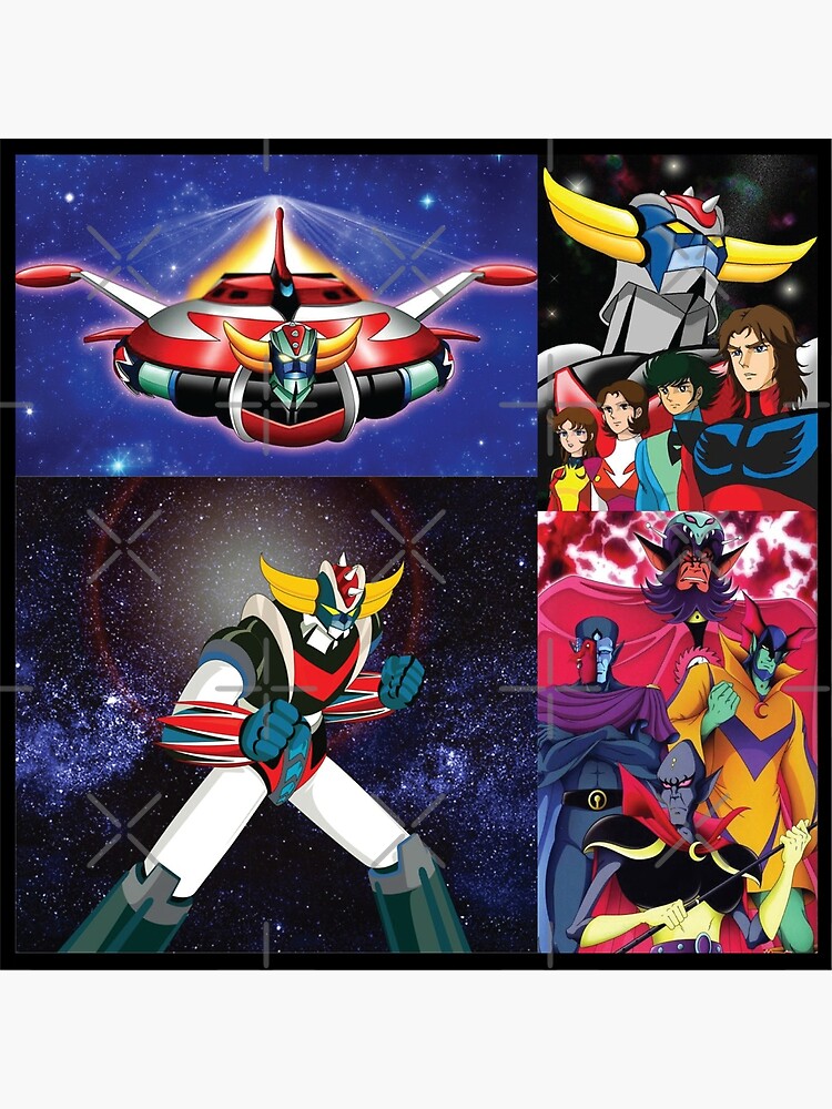"grendizer goldorak" Canvas Print for Sale by ghitaart | Redbubble