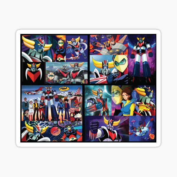 "grendizer goldorak uforobot" Sticker for Sale by ghitaart | Redbubble