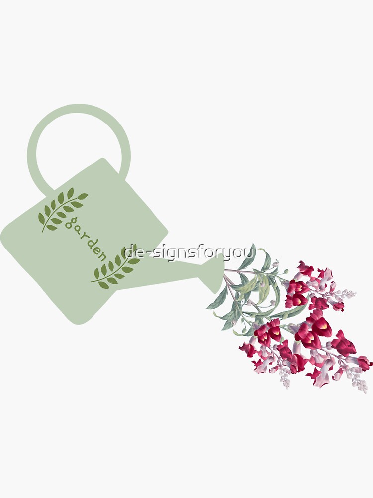 "Vintage Snapdragons" Sticker for Sale by de-signsforyou | Redbubble