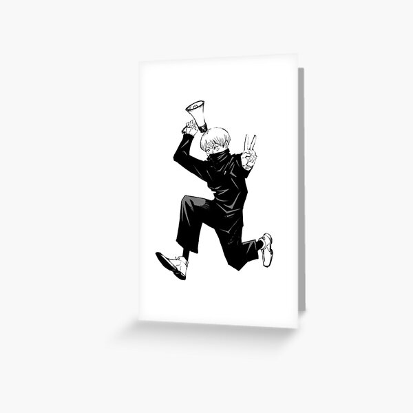 "Inumaki Toge Peace Sign Manga Sticker | Jujutsu Kaisen Anime Sticker ...