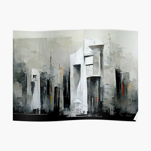 ""Utopian Cityscape" by VentureArt - Abstract Art Modernism ...