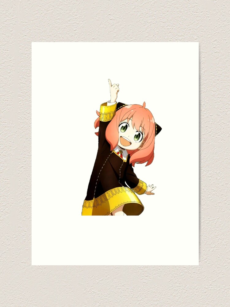 "Anya forger" Art Print for Sale by Matrixdesigner | Redbubble
