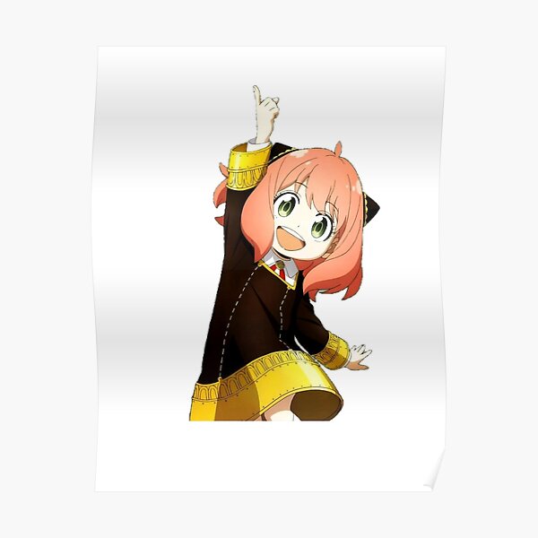 "Anya forger" Poster for Sale by Matrixdesigner | Redbubble