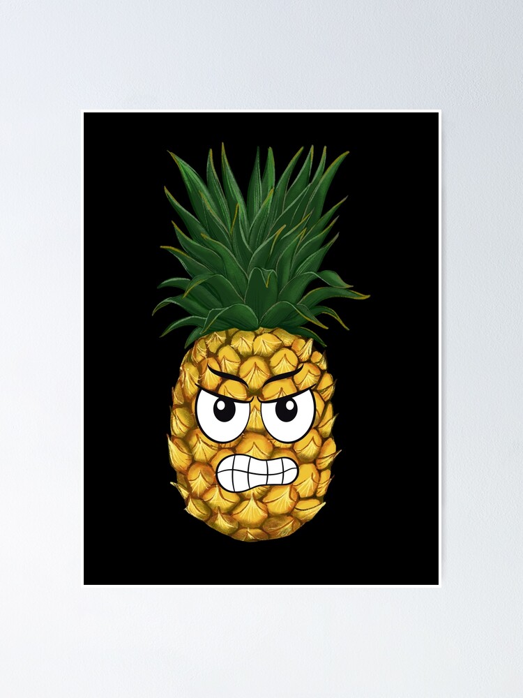 " Angry Pineapple Baby" Poster for Sale by ahmedfeki | Redbubble