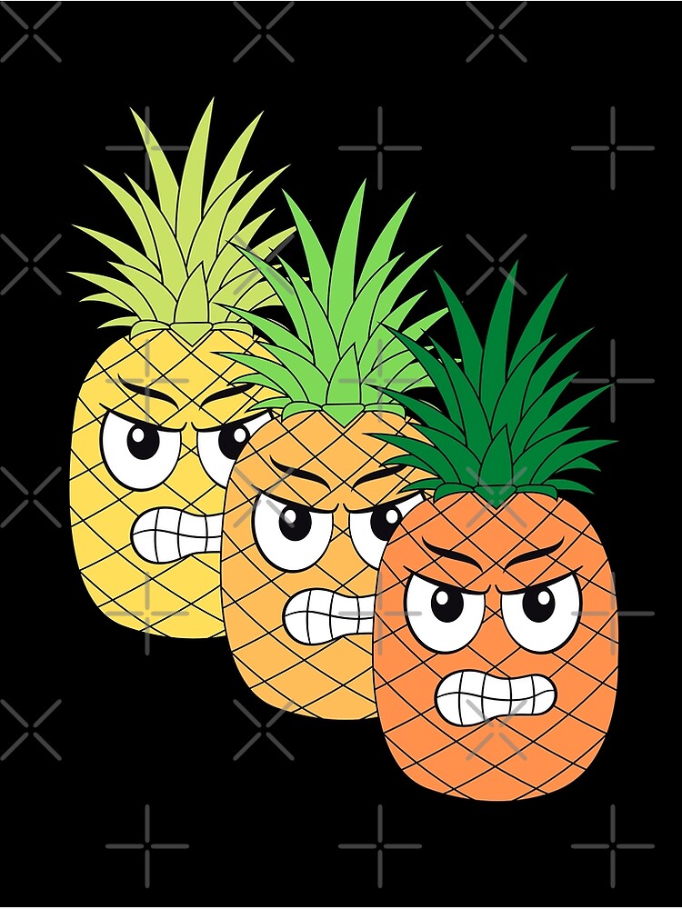 " Angry Pineapple Baby" Poster for Sale by ahmedfeki | Redbubble
