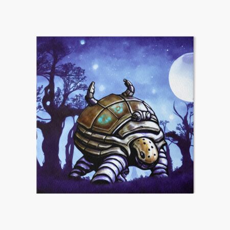"Alien turtle-like battlesnail in alien planet setting I" Art Board ...