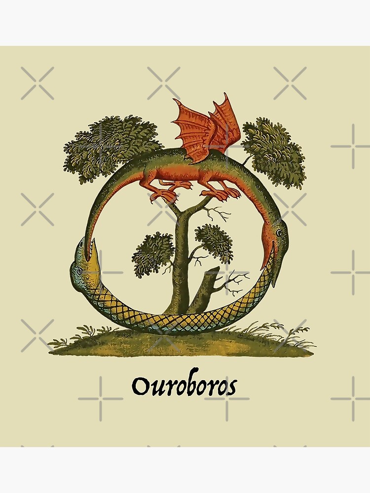 "Ouroboros: the unity of all things" Poster for Sale by ebrawne | Redbubble