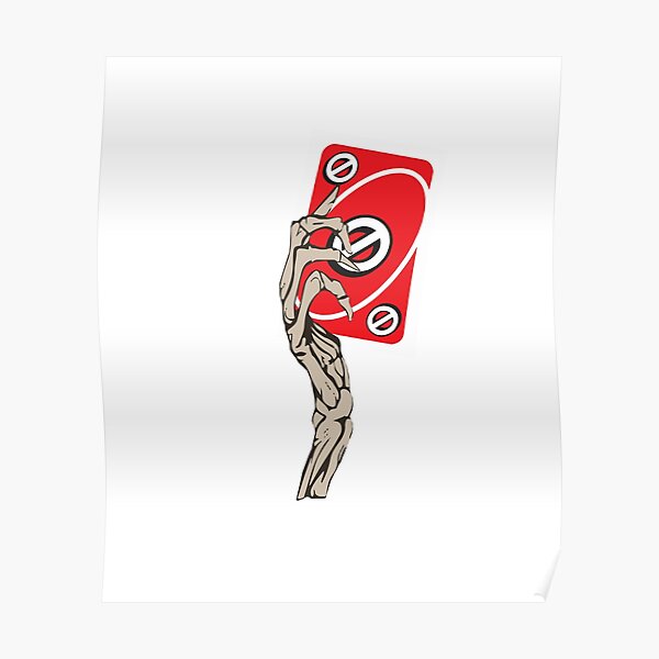 "Halloween Uno stop card" Poster for Sale by 2ACE | Redbubble
