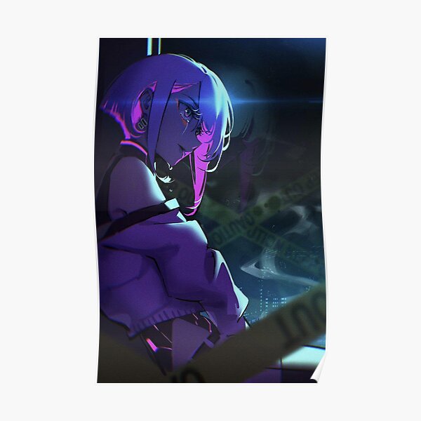 "Cyberpunk Lucy" Poster for Sale by KacyArt | Redbubble