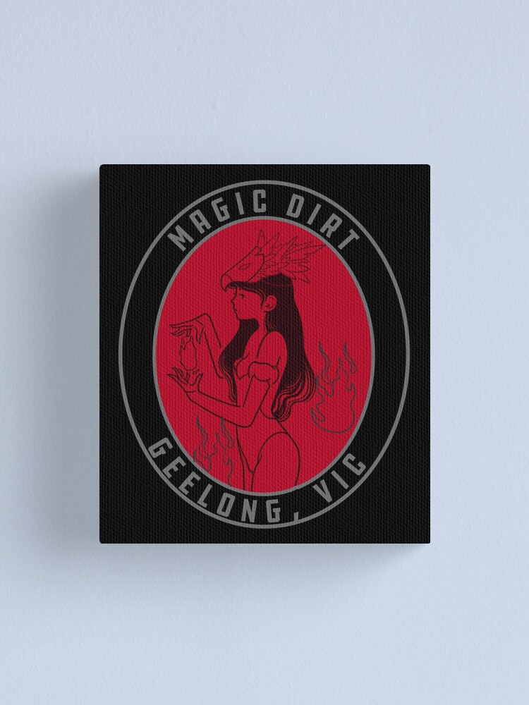 Lienzo «Magic Dirt: gráfico de mago ardiente, ilustración original de ...