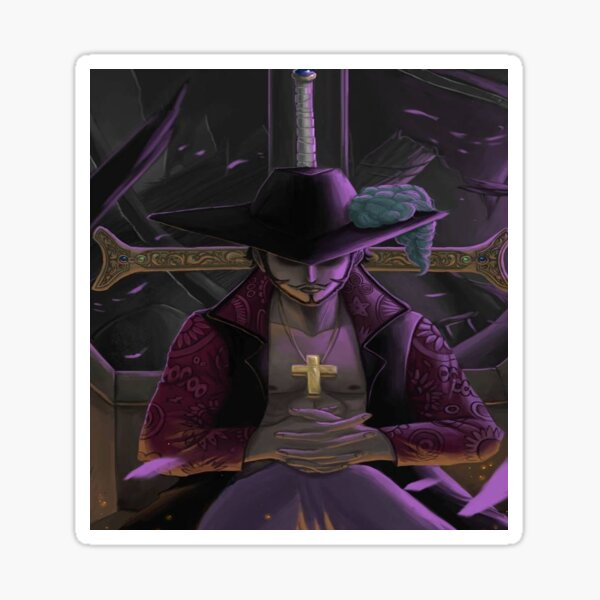 "Dracule Mihawk | One Piece " Sticker for Sale by MoEl-Art | Redbubble