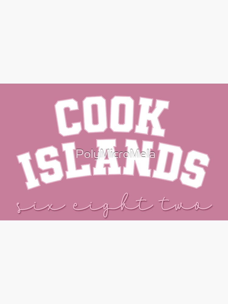 "Cook Islands six eight two" Sticker for Sale by PolyMicroMela | Redbubble