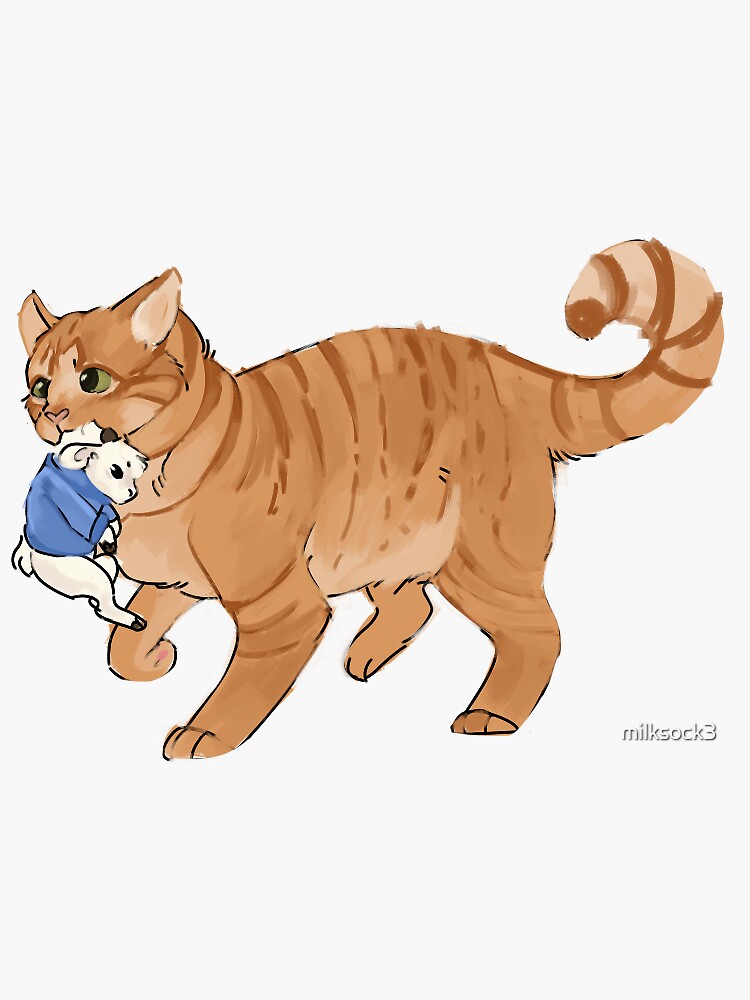"Jambo Cat Rammie Soup Sticker" Sticker for Sale by milksock3 | Redbubble