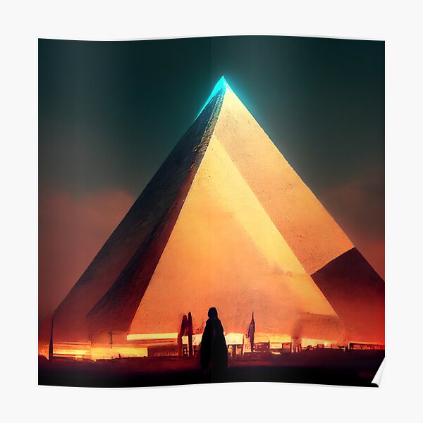 "Pyramid in Ancient Egypt " Poster for Sale by ai-holics | Redbubble