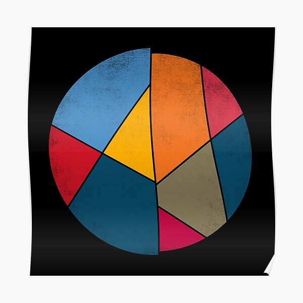 "Asymmetric balance" Poster for Sale by Bulografik | Redbubble