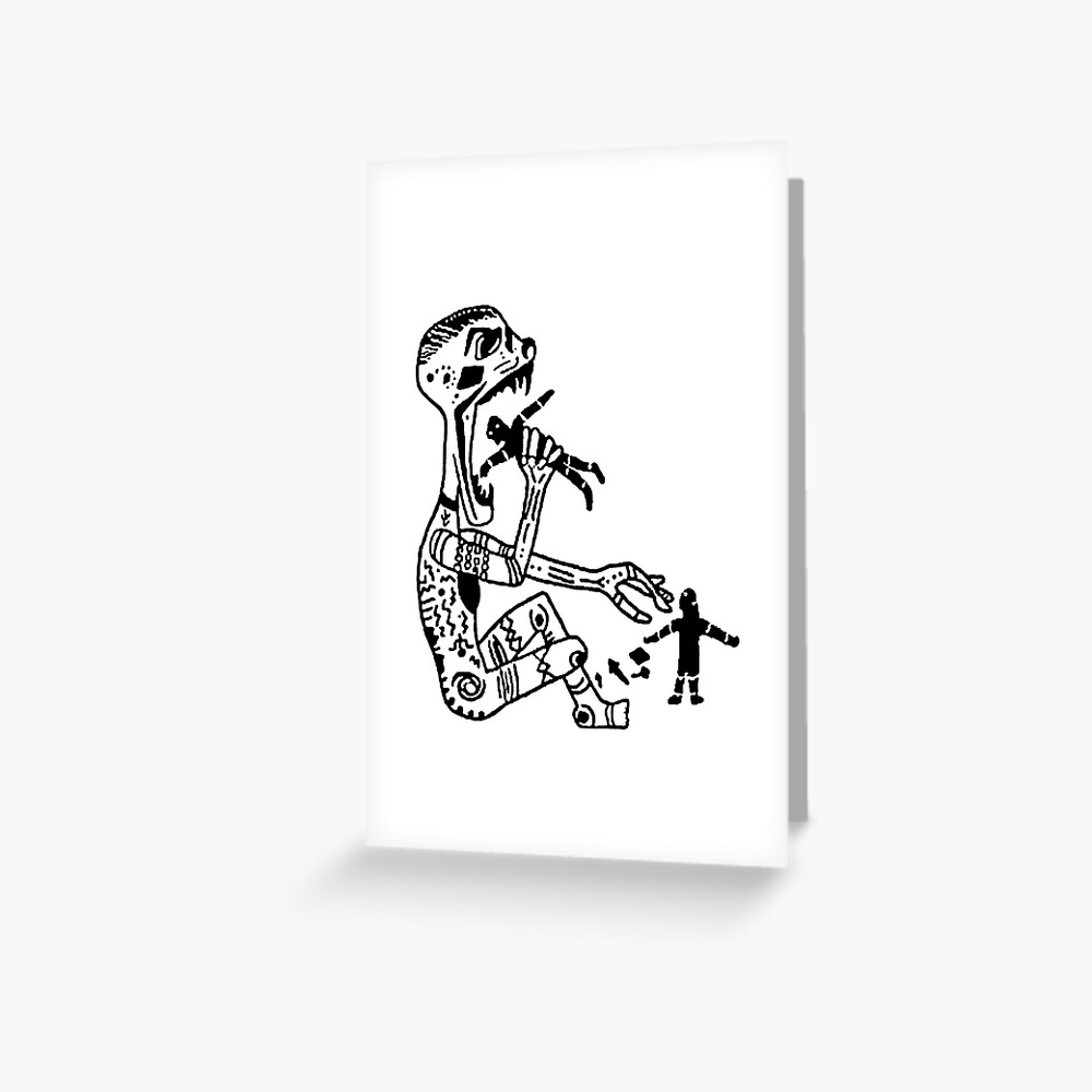 "Apotamkin the vampire of Native American peoples" Greeting Card for ...