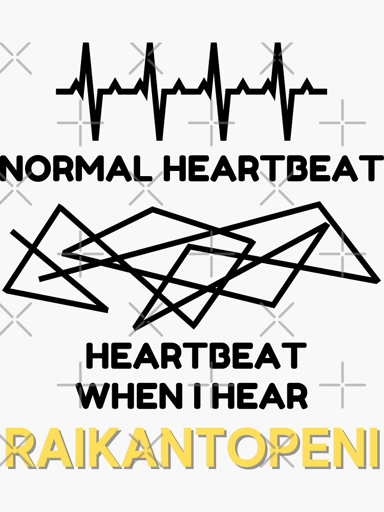 "Raikantopeni Heart" Sticker for Sale by FanTalCreations | Redbubble