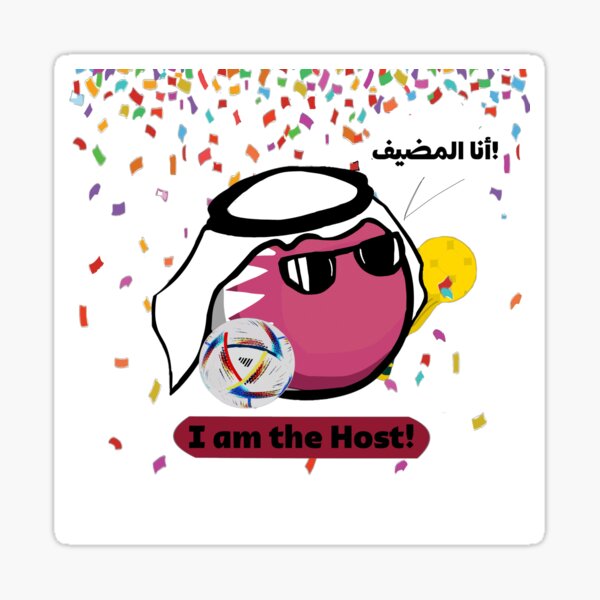 "CWC Qatarball style 1" Sticker for Sale by CWCStore | Redbubble