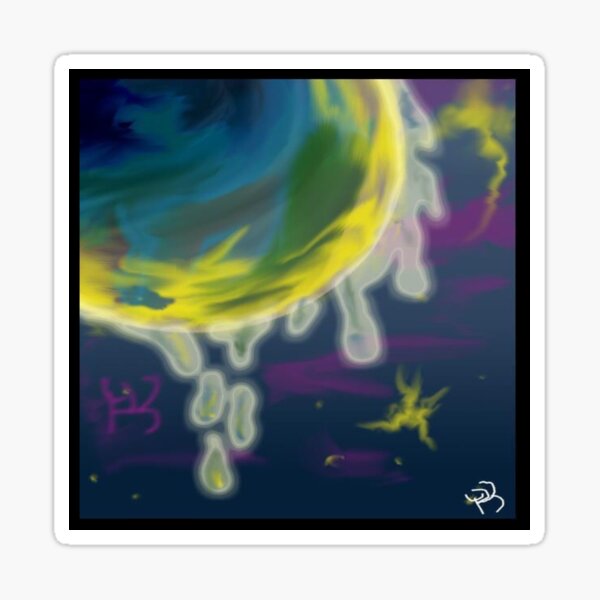 "Planet Drip" Sticker for Sale by RemieJames | Redbubble