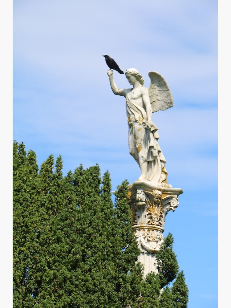"Angel Holding a Crow" Poster for Sale by TheophanesAvery | Redbubble