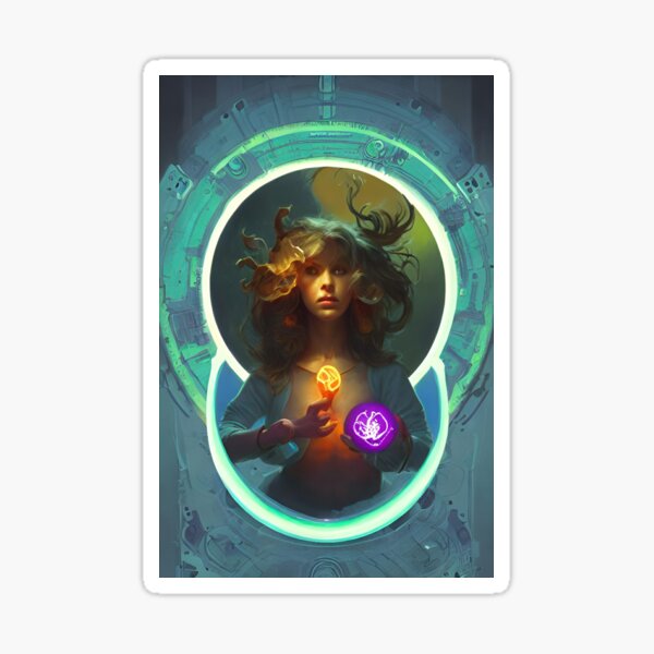 "9th dimension electrons controller" Sticker for Sale by SK8N | Redbubble