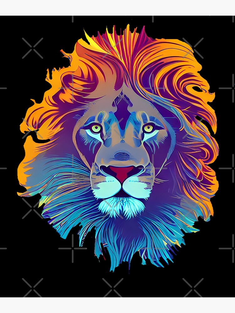 Póster «Sé fuerte como un león Sé fuerte como un león Sé fuerte como un ...